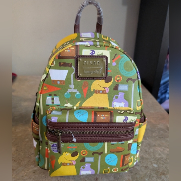 Disney | Bags | Disney Loungefly Pixar Up Dug Knick Knacks Mini ...